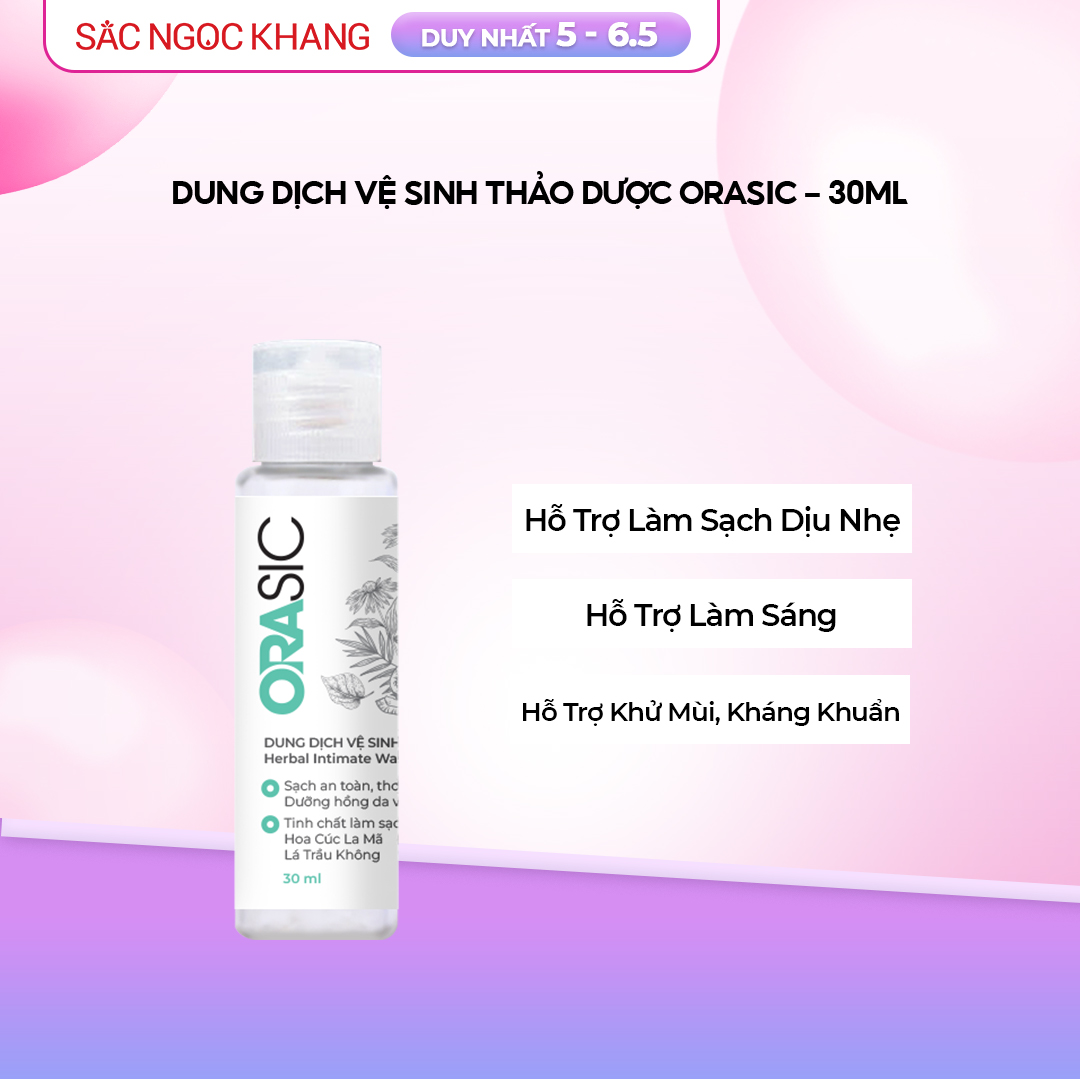 Dung Dịch Vệ Sinh ORASIC [Chai 30ml]